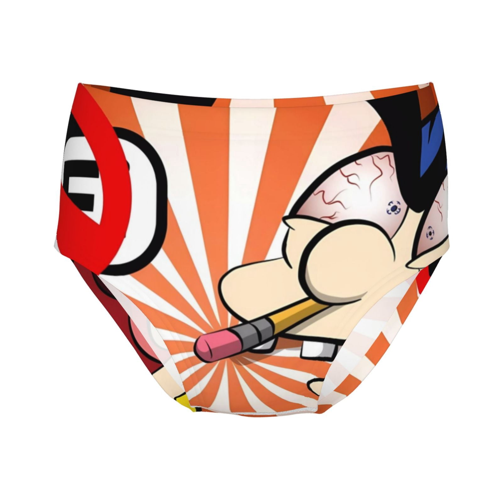 Defioc Sml Jeffy Pattern Girls Underwear Stretch Cotton Panties For