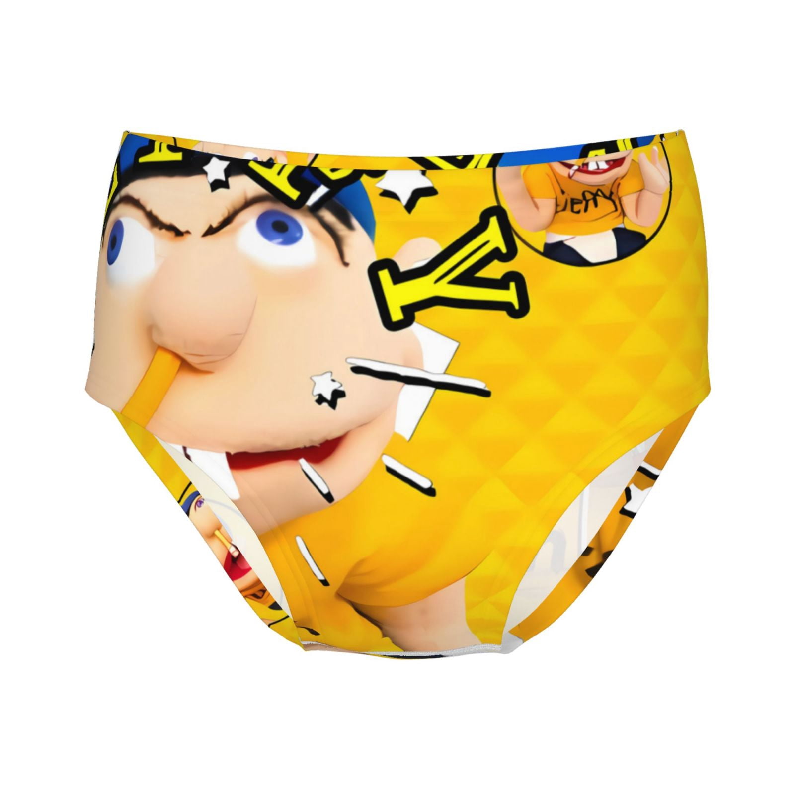 Defioc Sml Jeffy Pattern Girls Underwear Stretch Cotton Panties For Girls Cute Panties For