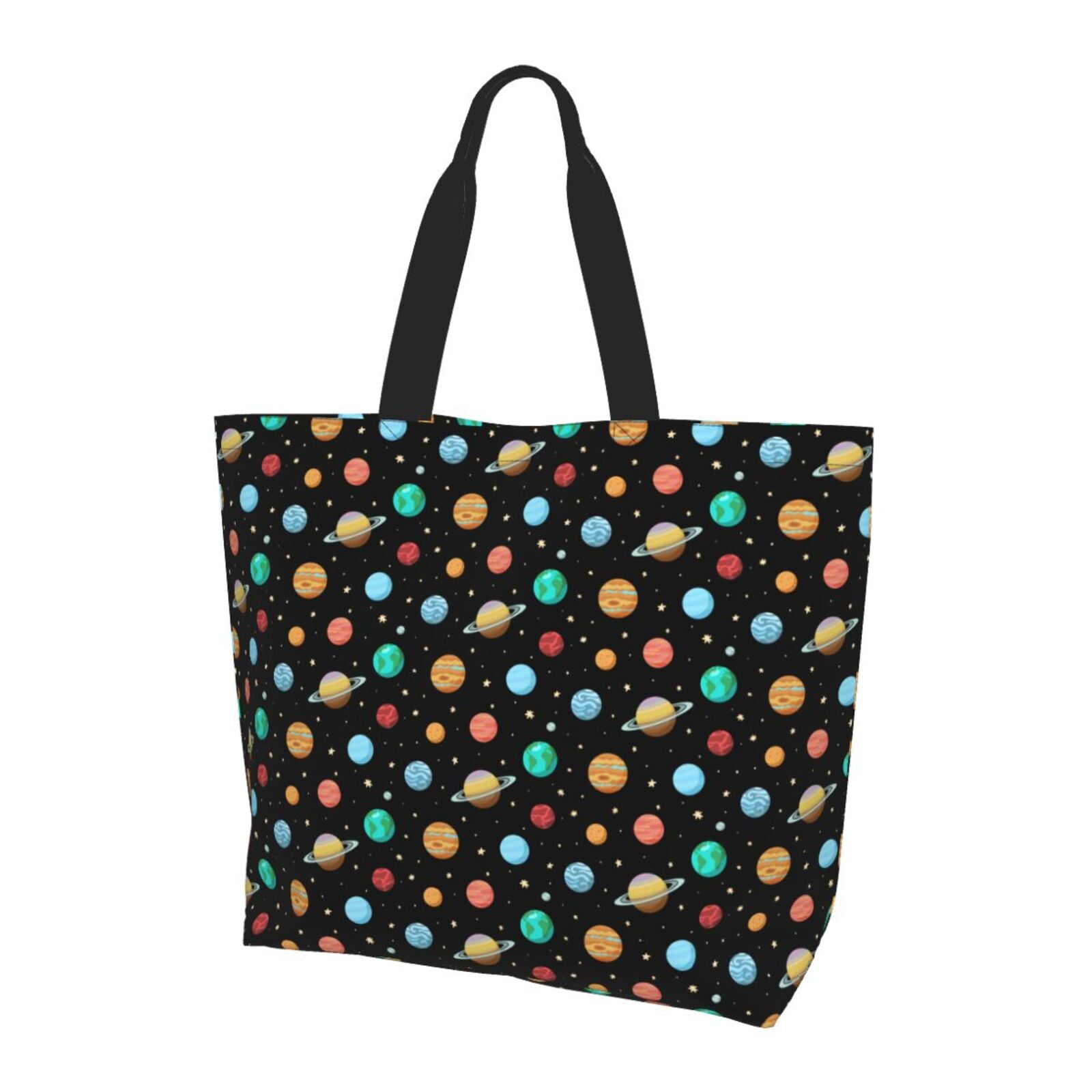 Defioc Solar System Planets Spacefor Women's Tote Bag - Shopping Bag ...