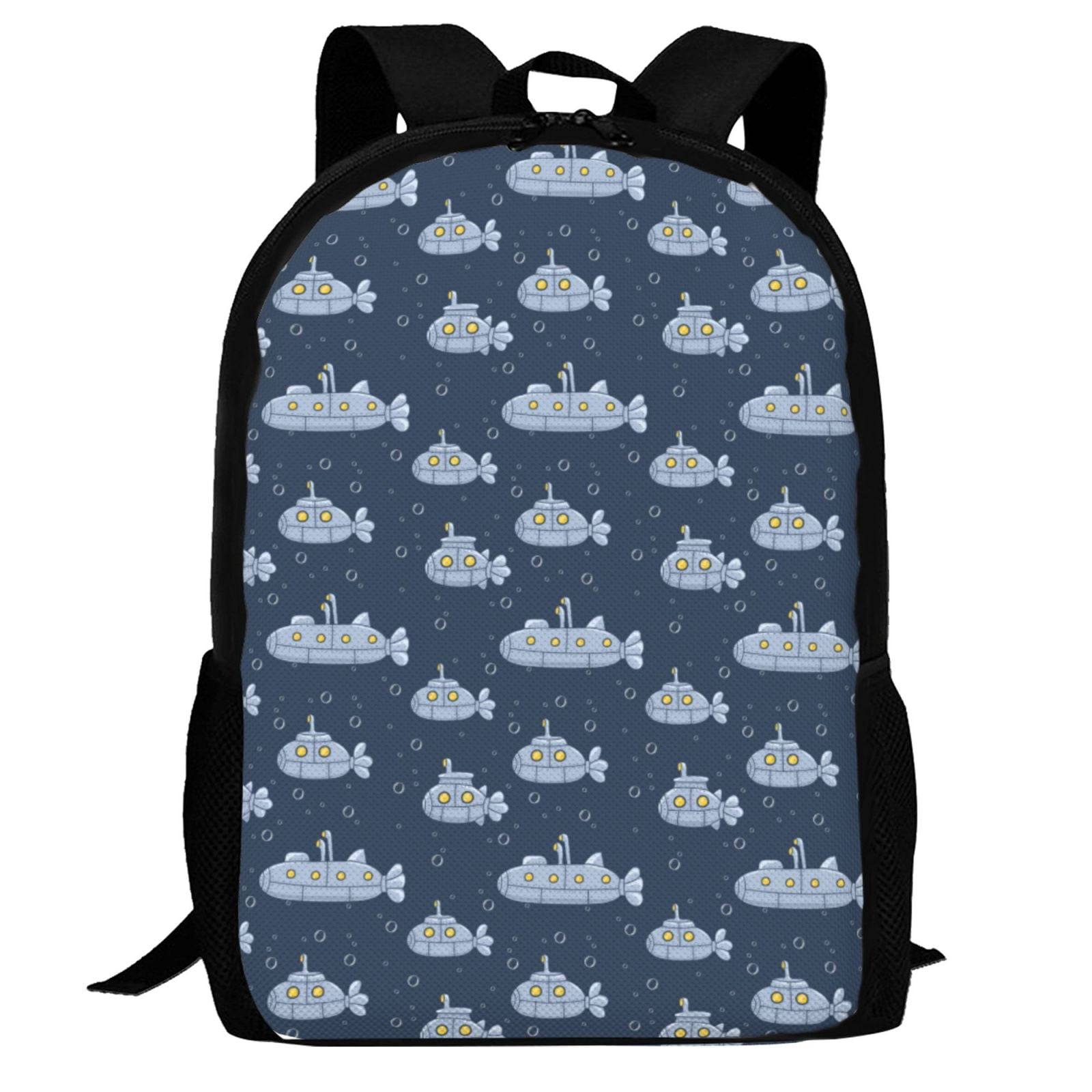 Defioc Submarine With Periscope Pattern Carry on Backpack,16.5x12.5x5.5 ...