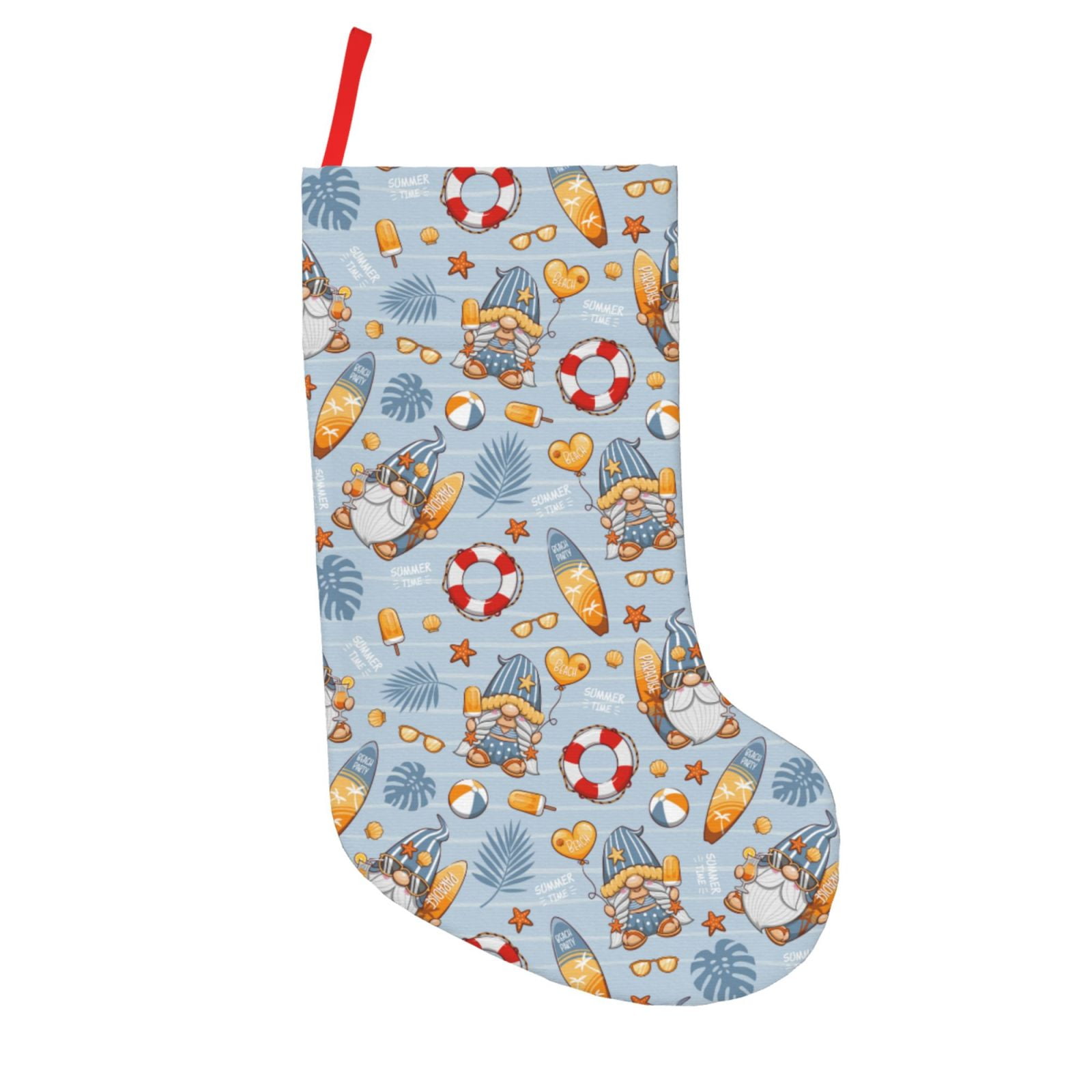 Defioc Summer Time With Gnome for Christmas Stockings 18" Personalized ...