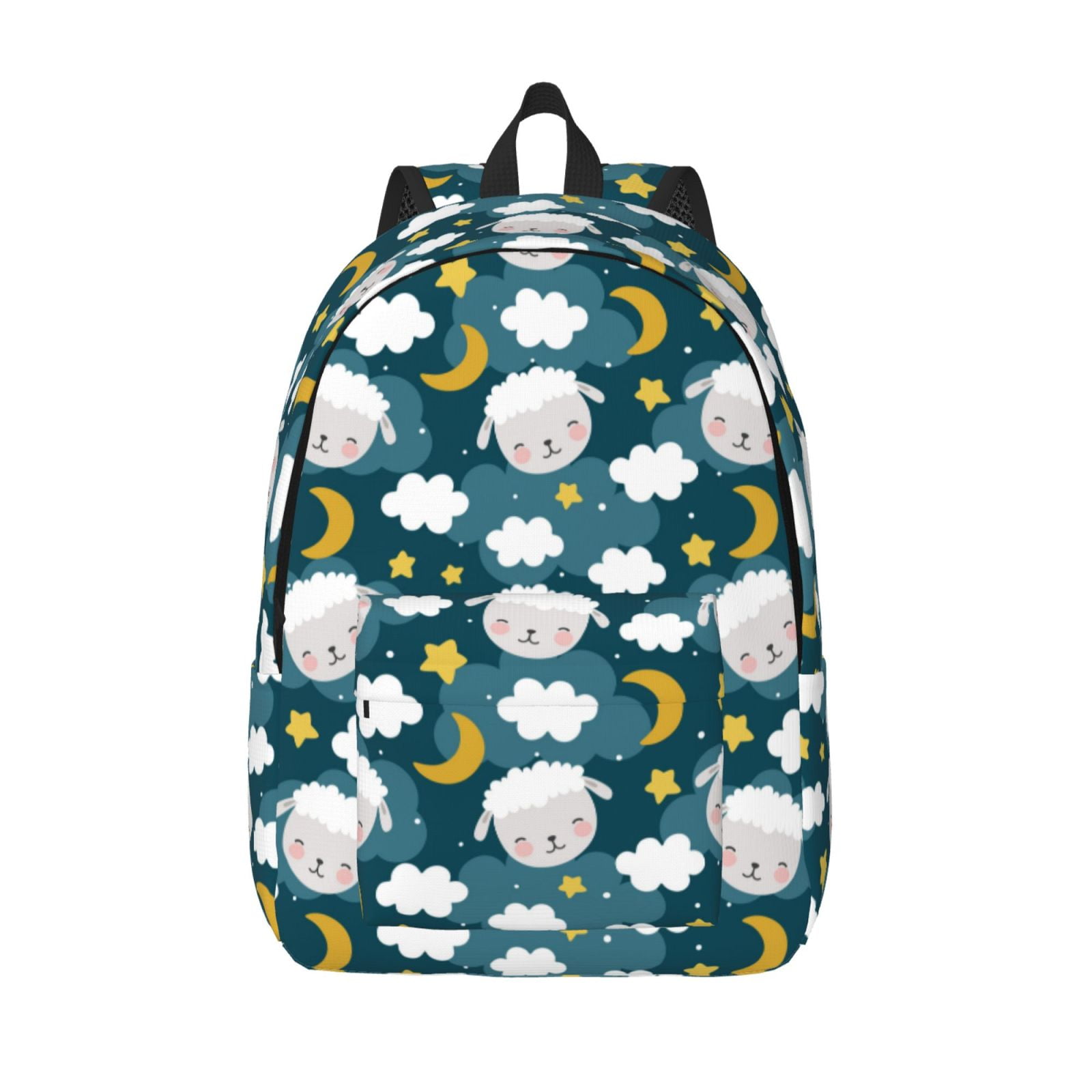Defioc Sweet Dream Lamb for Canvas Backpack,Travel Rucksack Unisex ...