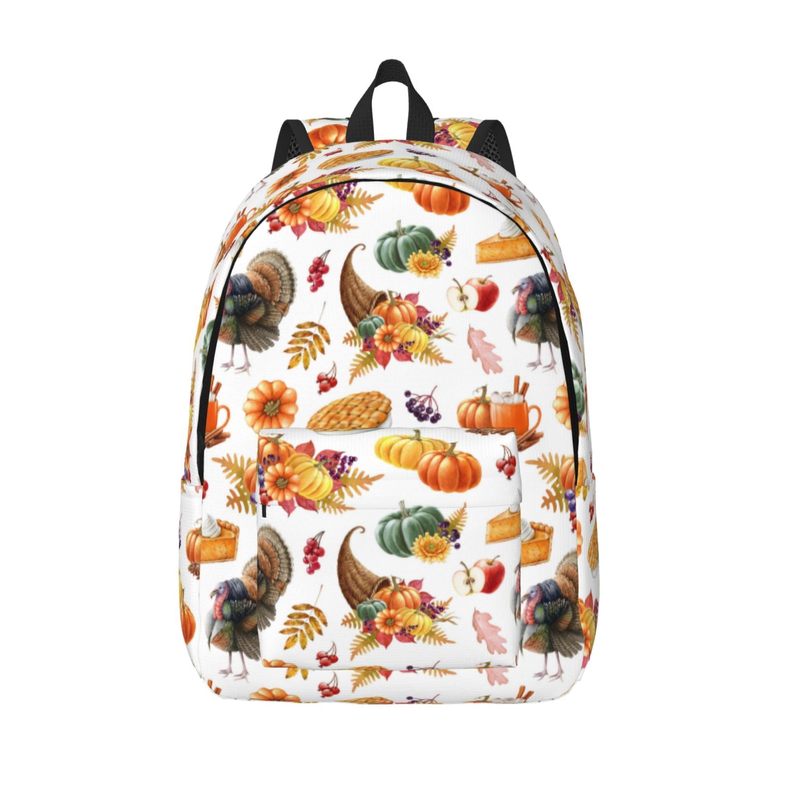 Defioc Thanksgiving Turkeys 1 for Canvas Backpack,Travel Rucksack ...