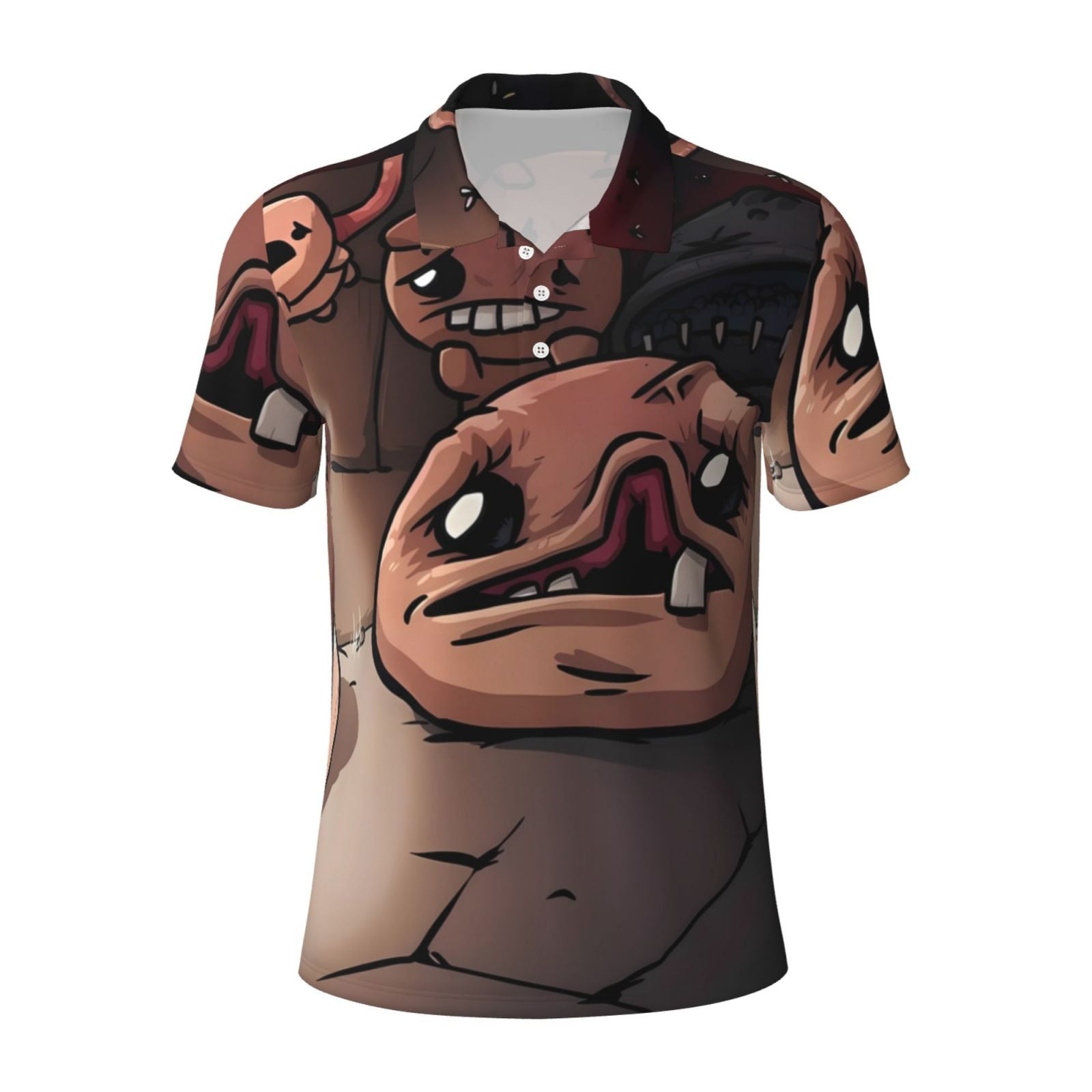 Defioc The Binding of Isaac for Men's Short-Sleeve Polo Shirts ...