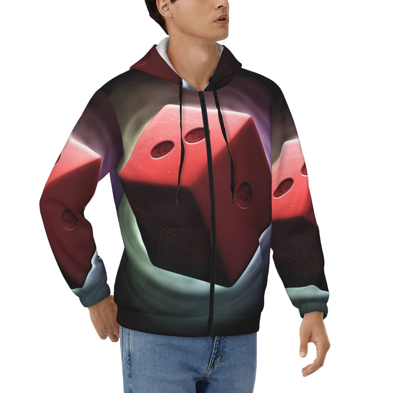 Defioc The Binding of IsaacMen's Full-zip Hoodie,Zip-up Hooded ...