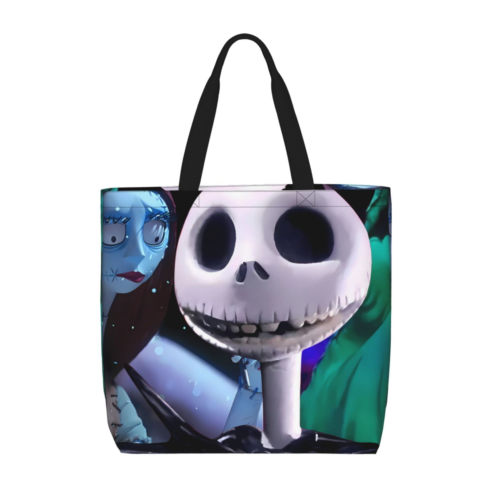 Defioc The Nightmare Before Christmas Pattern Tote Bag for Women,Large ...