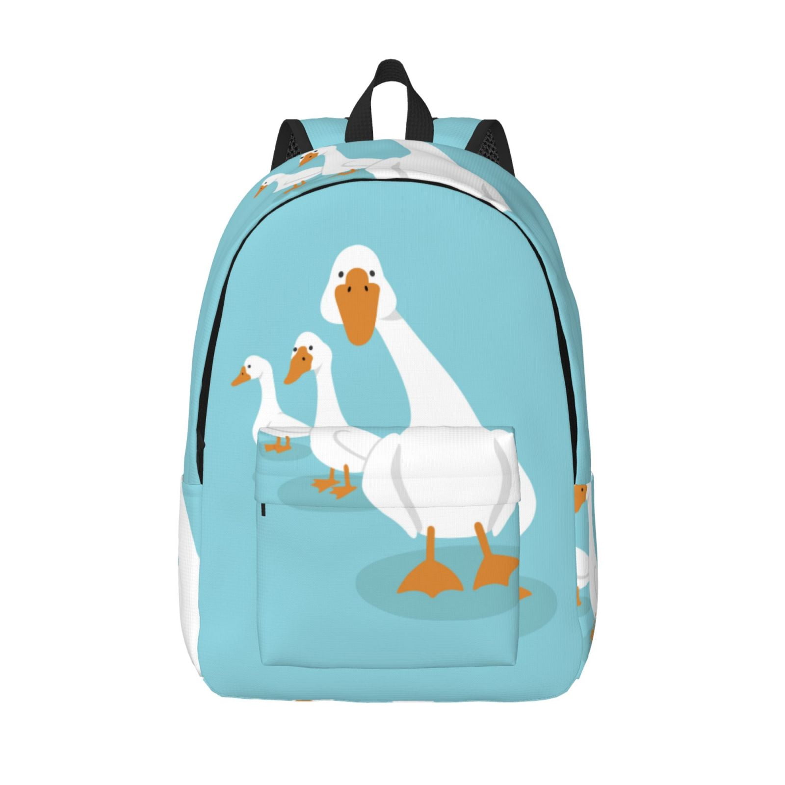Defioc Three White Geese for Canvas Backpack,Travel Rucksack Unisex ...