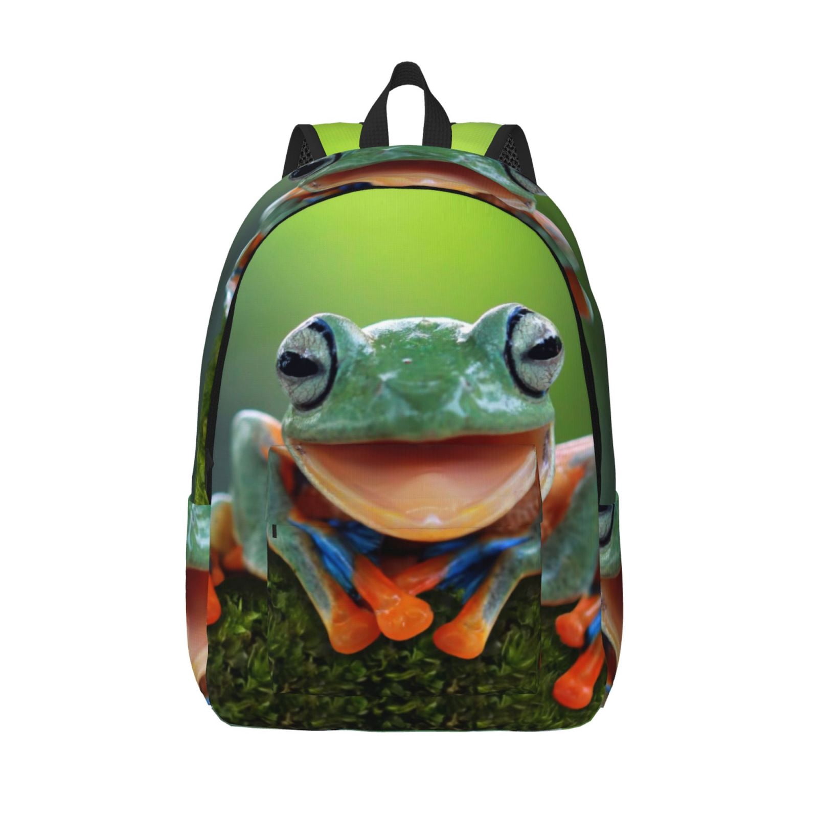Defioc Tree Frog for Canvas Backpack,Travel Rucksack Unisex Knapsack ...