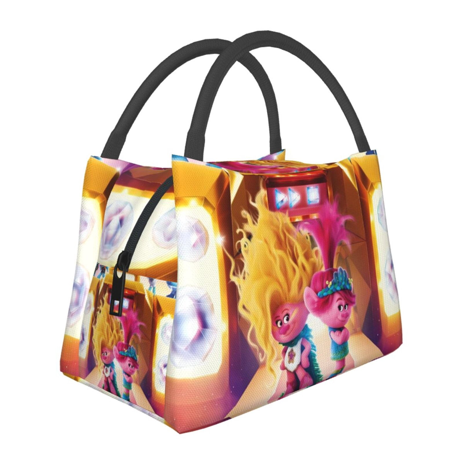 Defioc Trolls Band Together Print Lunch Bag for Women Men,Insulated ...