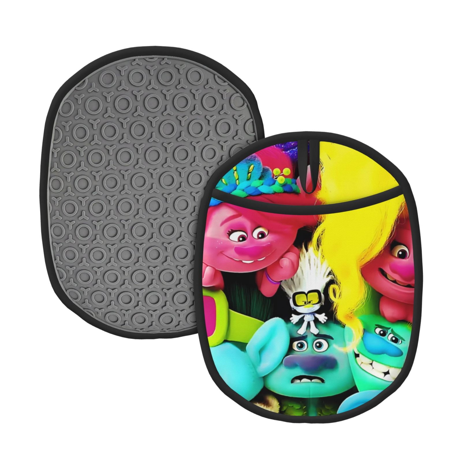 Defioc Trolls Band Together for Silicone Potholders,Pot Holder for ...