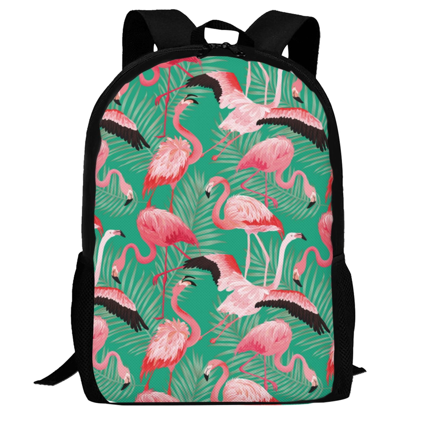 Defioc Tropical Flamingo Pattern Carry on Backpack,16.5x12.5x5.5 ...