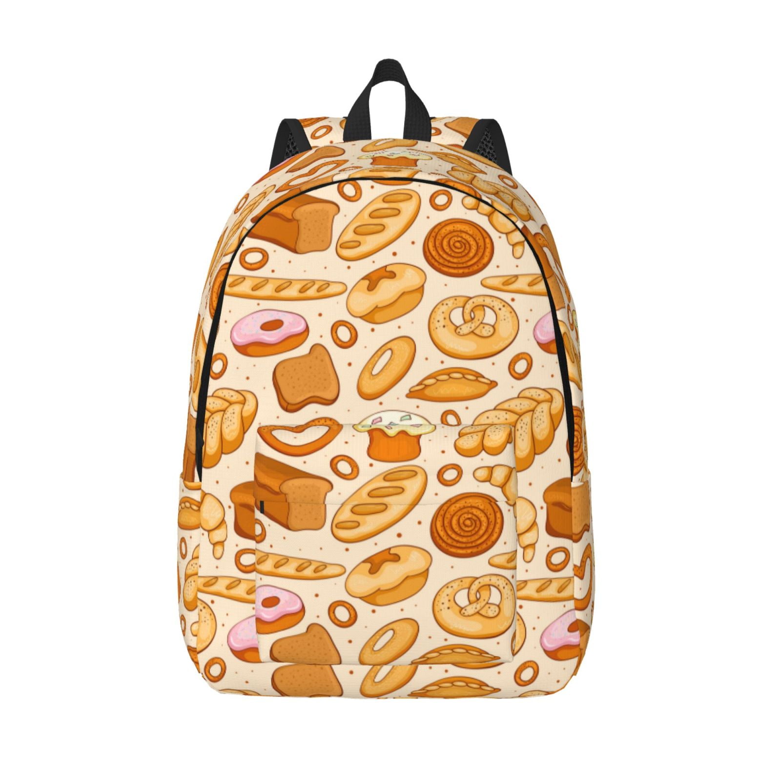 Defioc Various Bread for Canvas Backpack,Travel Rucksack Unisex ...