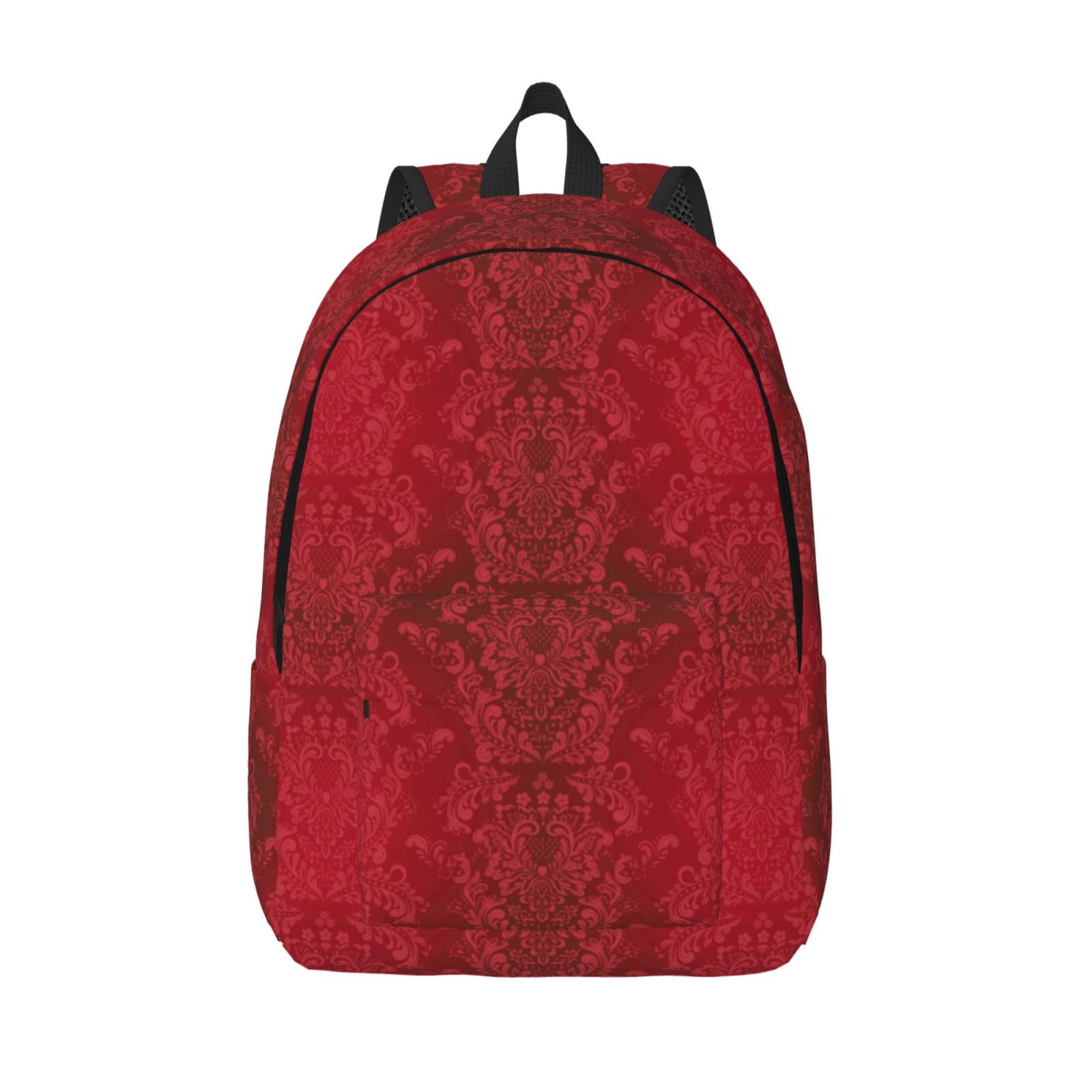 Defioc Vintage Burgundy for Canvas Backpack,Travel Rucksack Unisex ...