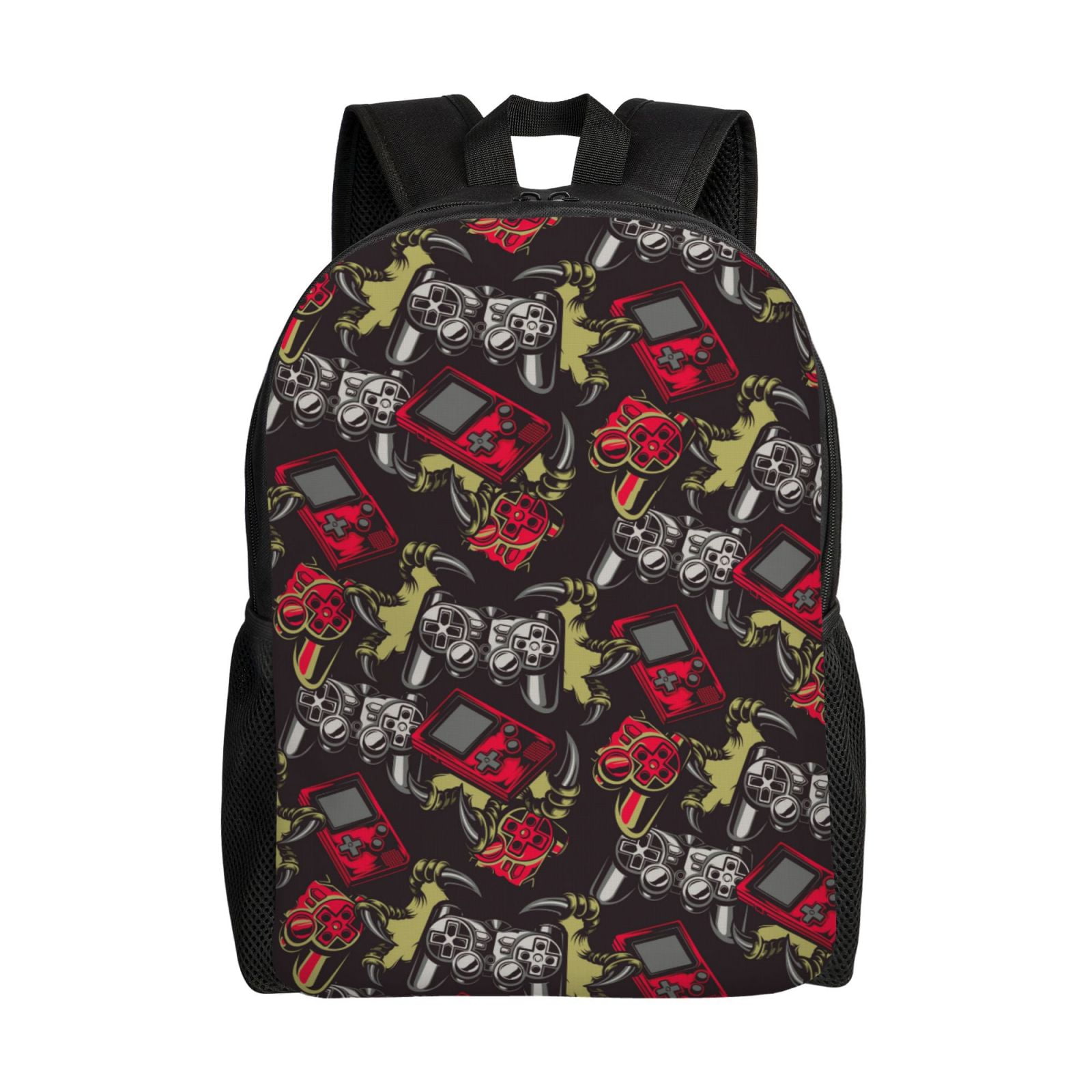 Defioc Vintage Gaming Print Backpack -Travel,or Work Bookbag Daypacks ...