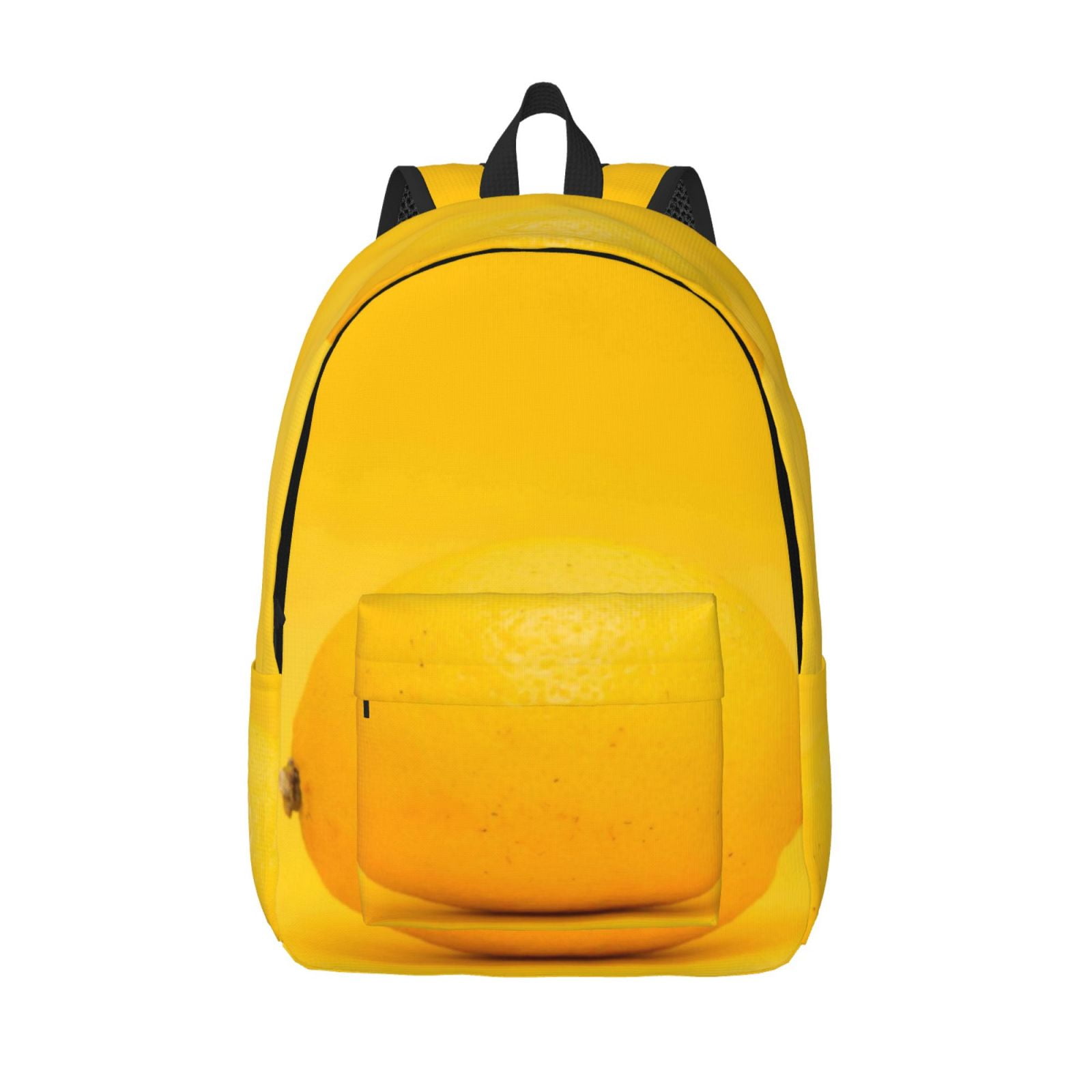 Defioc Yellow Lemon for Canvas Backpack,Travel Rucksack Unisex Knapsack ...