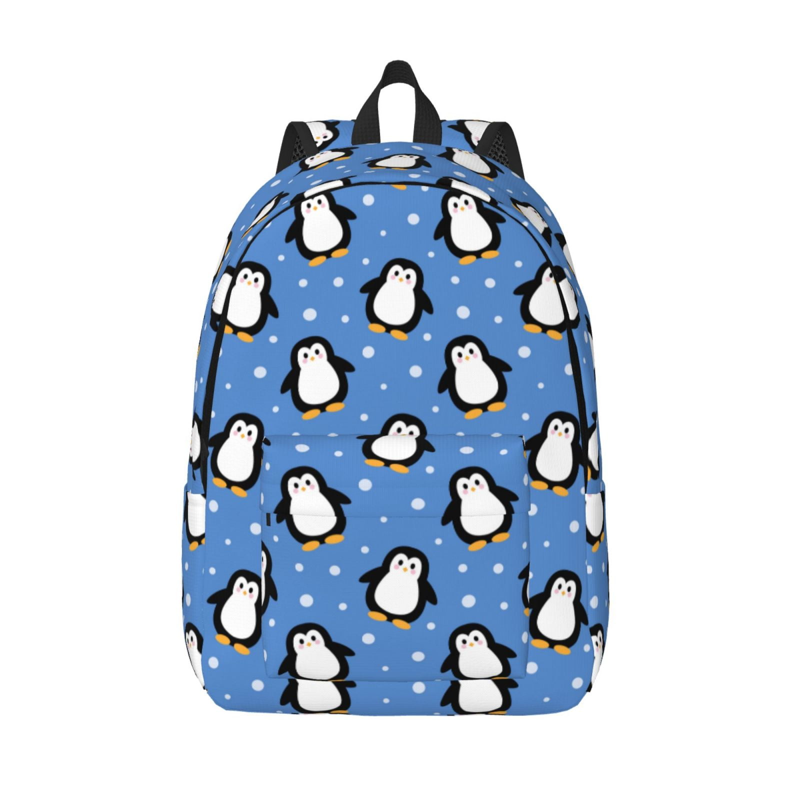 Defioc cute penguin for Canvas Backpack,Travel Rucksack Unisex Knapsack ...