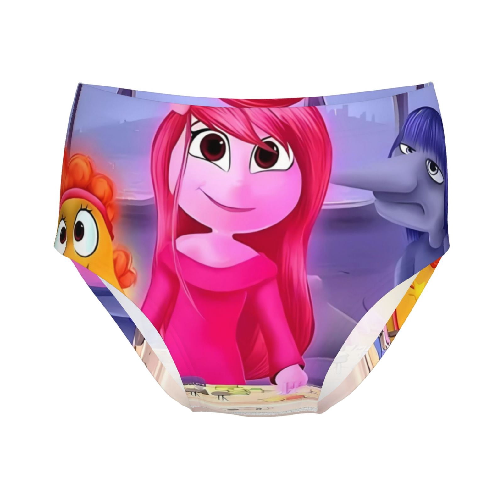 Defioc Inside Out 2 Pattern Girls Underwear Stretch Cotton Panties For