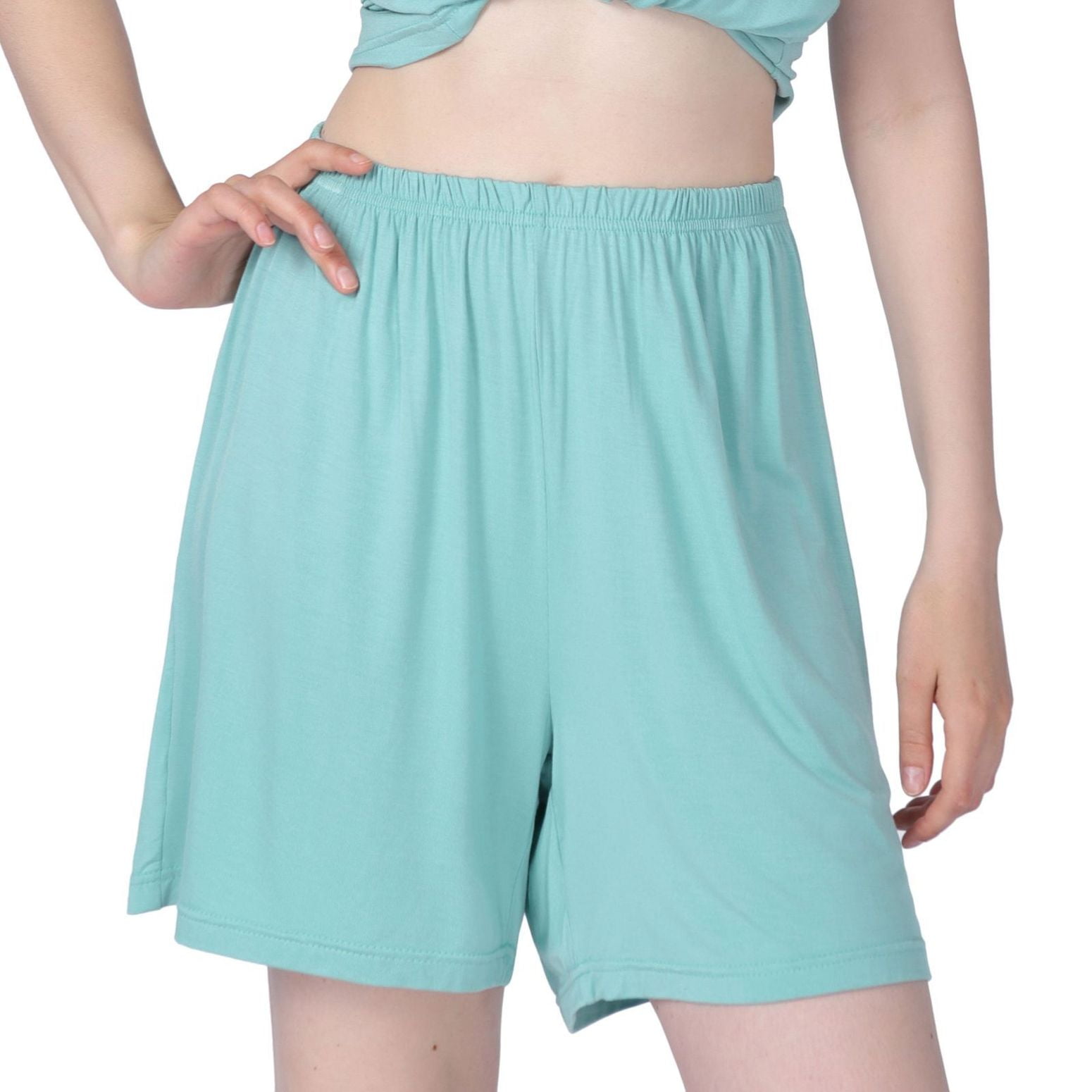 Defitshape Women Pajama Shorts Band Elastic Pj Bottom Plus Sleep Cozy ...