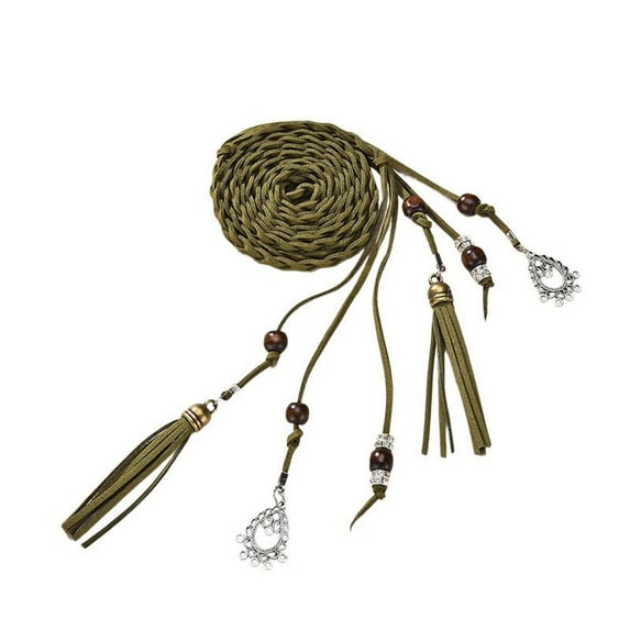 Defitshape Women's 2025 Adjustable Belts Bohemian Belt Casual Braided ...