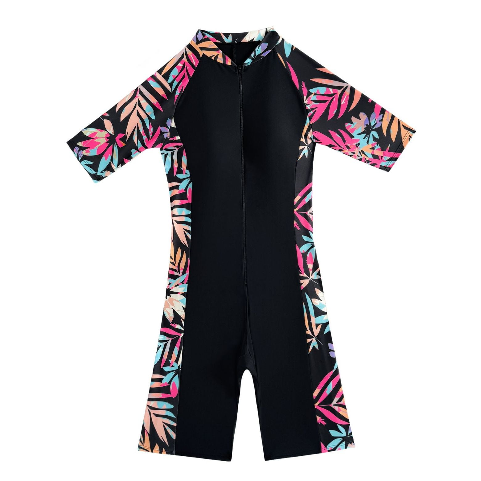 Defitshape Women's Boyleg Rash Guard Bathing Suit Boyshorts Beachwear ...