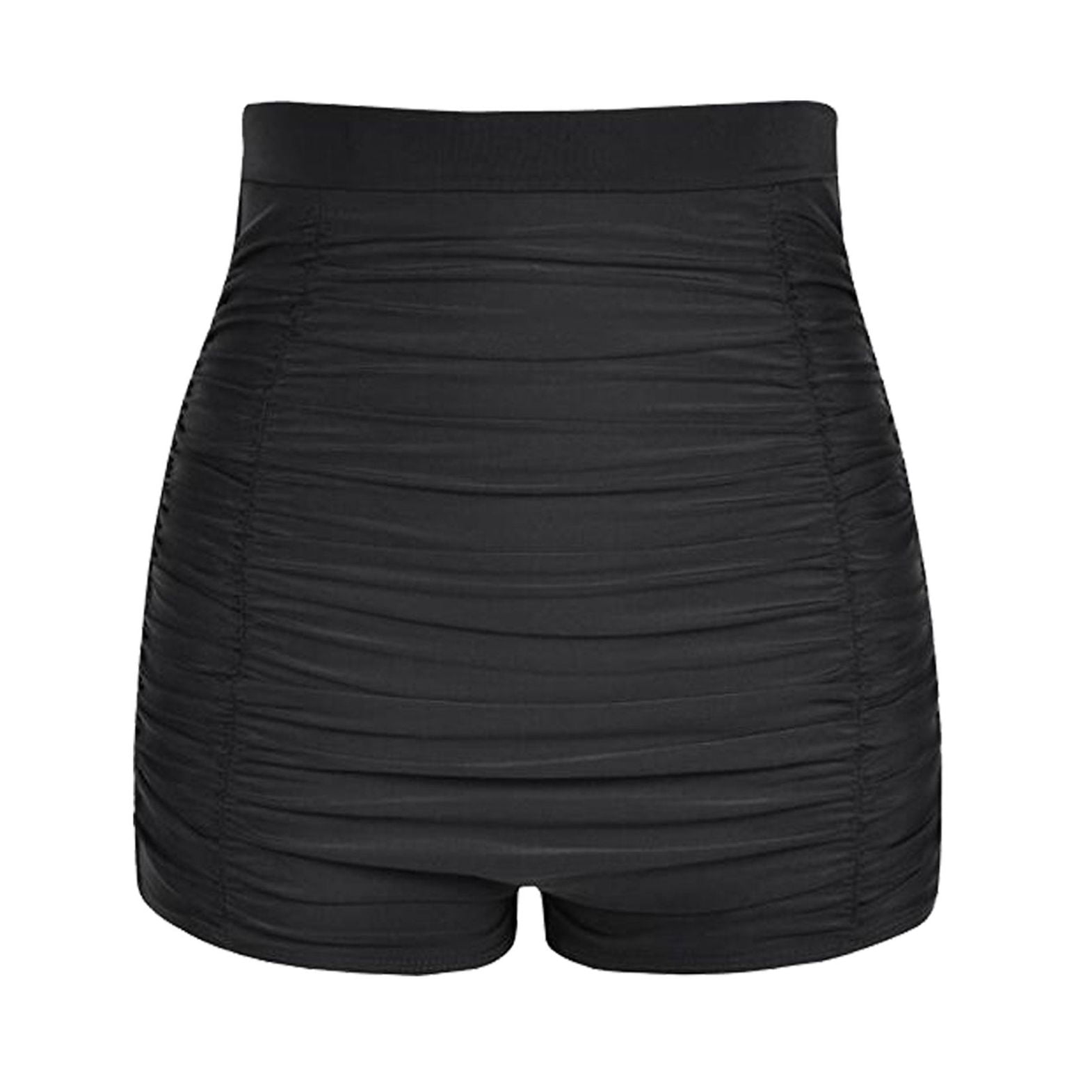 Defitshape Women's Modest Swim Shorts Beach Board Shorts High Waisted ...