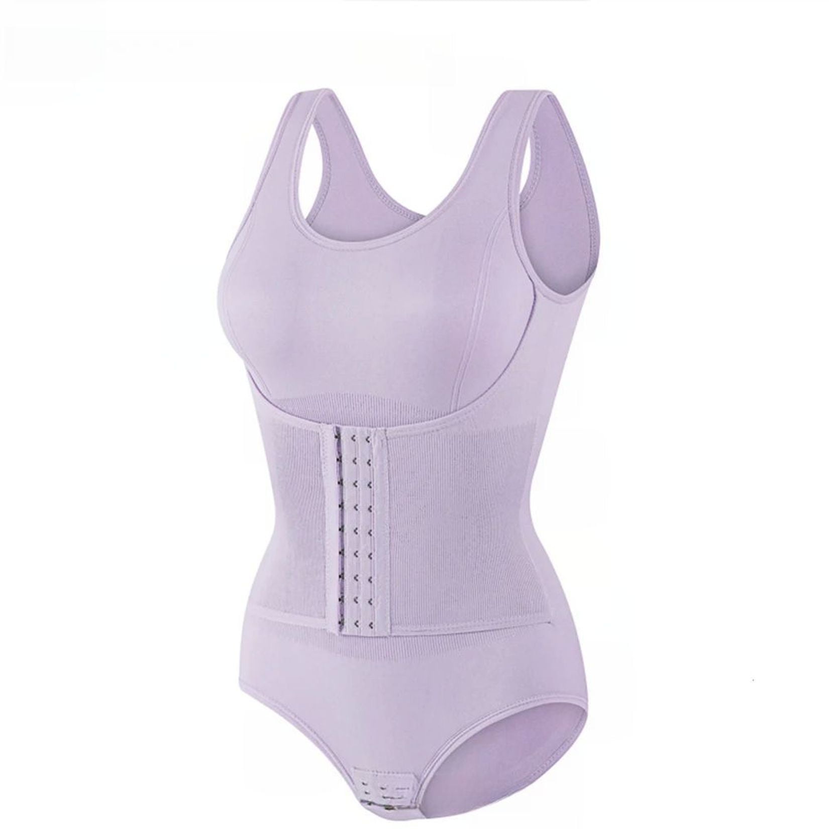 Defitshape Women's Shapewear Bodysuit Body Shaper Crotchless Curvy Firm ...