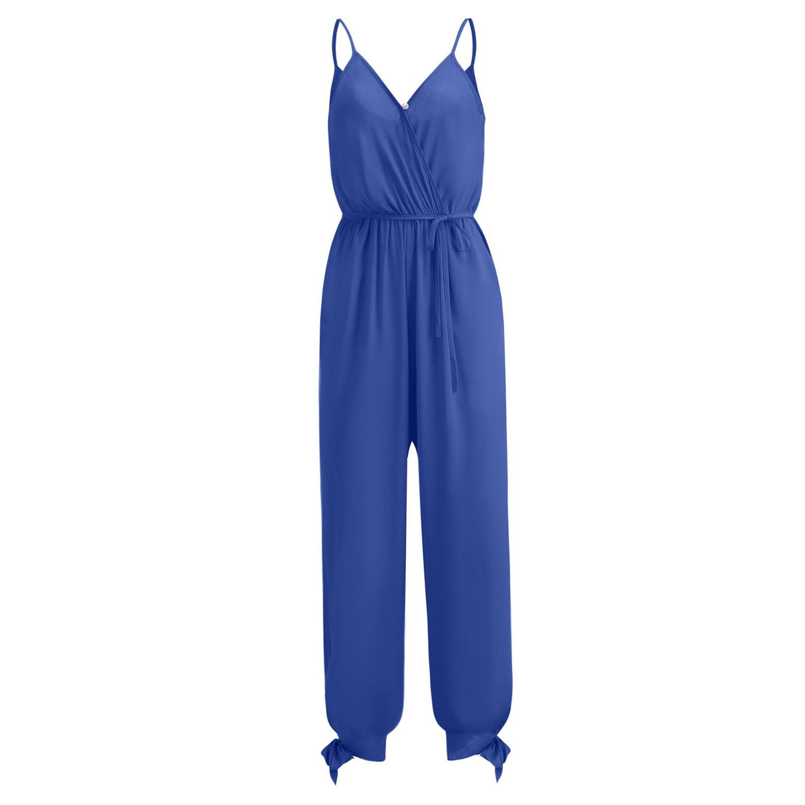 Defitshape Women's Summer Jumpsuit Boho Side Split Pant Jumper Sexy ...