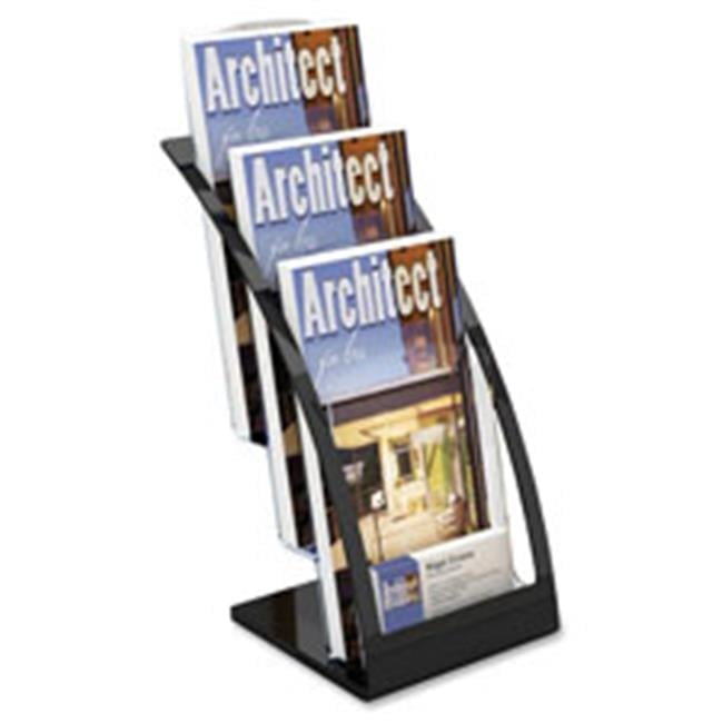 Deflect-O DEF Magazine Holder, 3-Tier, 6.94 in. x 11.25 in. x 13.94 in ...
