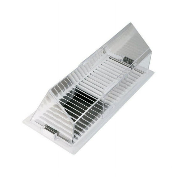 Deflect-O Modern Adjustable Magnetic AC Vent Floor & Wall Air Deflector ...