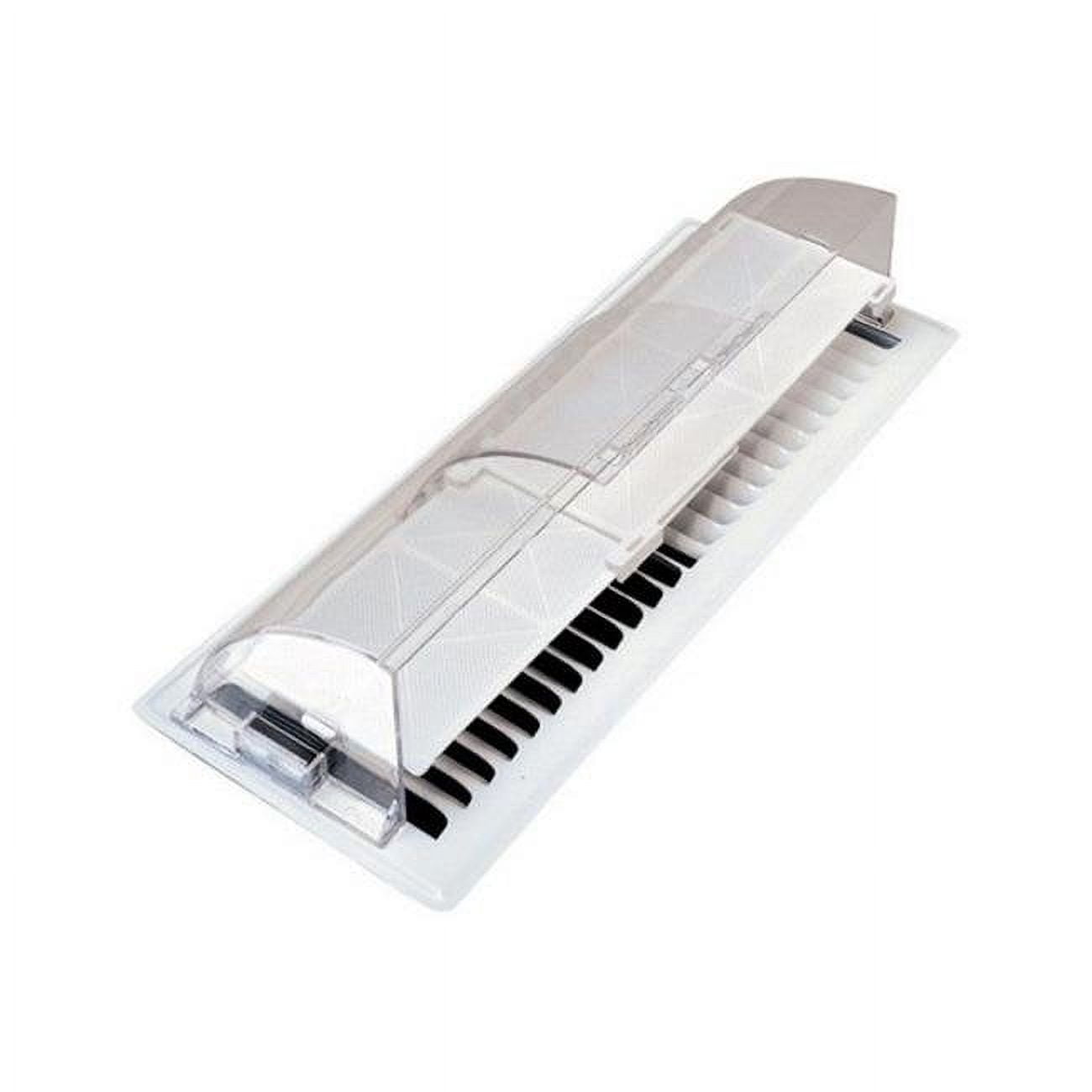 Deflect-O Jordan 4 in. H X 9-1/5 in. W 1-Way Clear Plastic Air ...