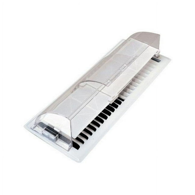 Deflect-O Jordan 4 in. H X 9-1/5 in. W 1-Way Clear Plastic Air ...