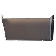 TRU RED Hanging Folder Black Plastic Wall File Organizer with 7 Pockets ...