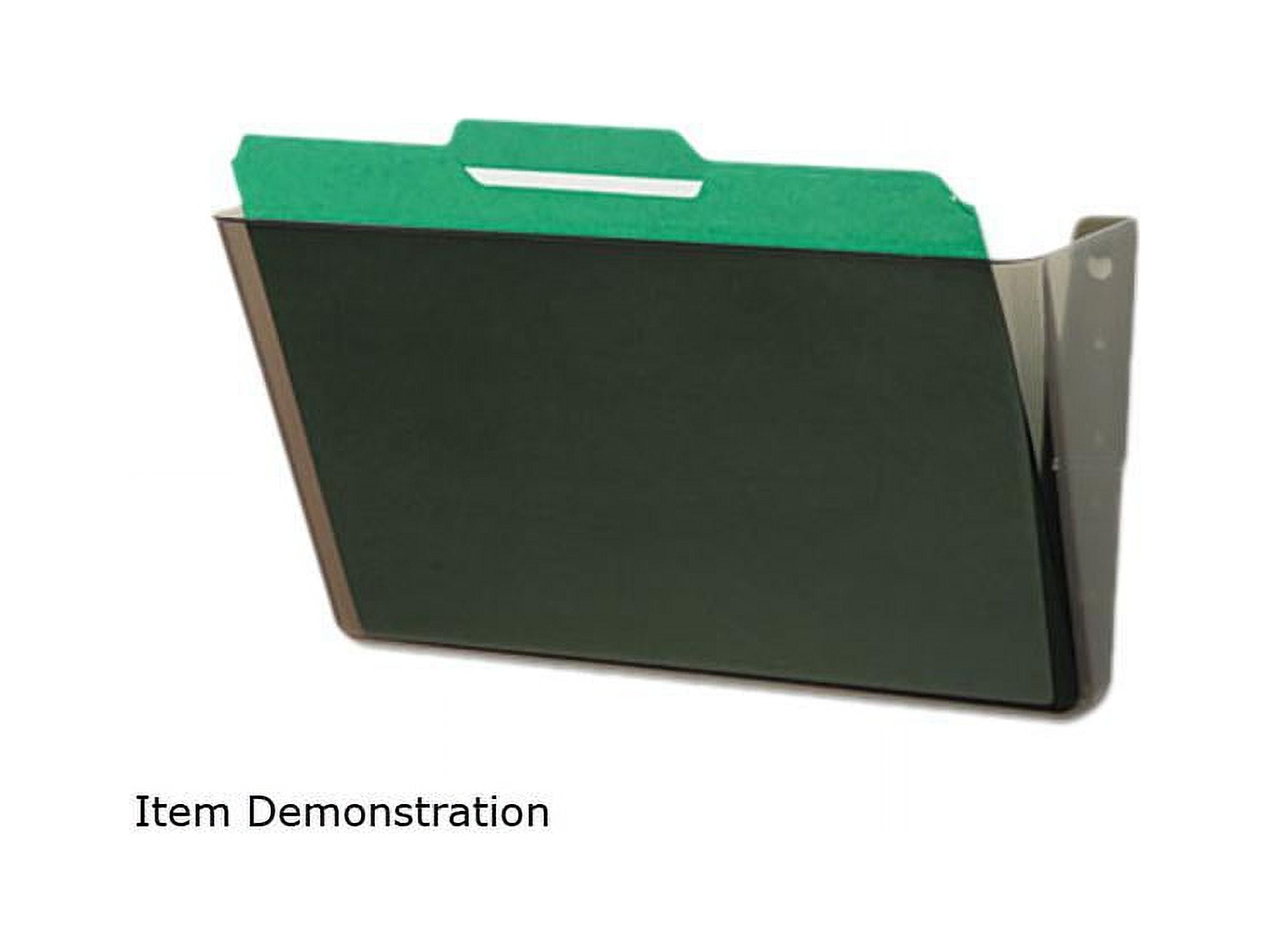 Deflect-o 73202 DocuPocket Stackable Wall Pocket, Plastic, Letter, 13 x ...