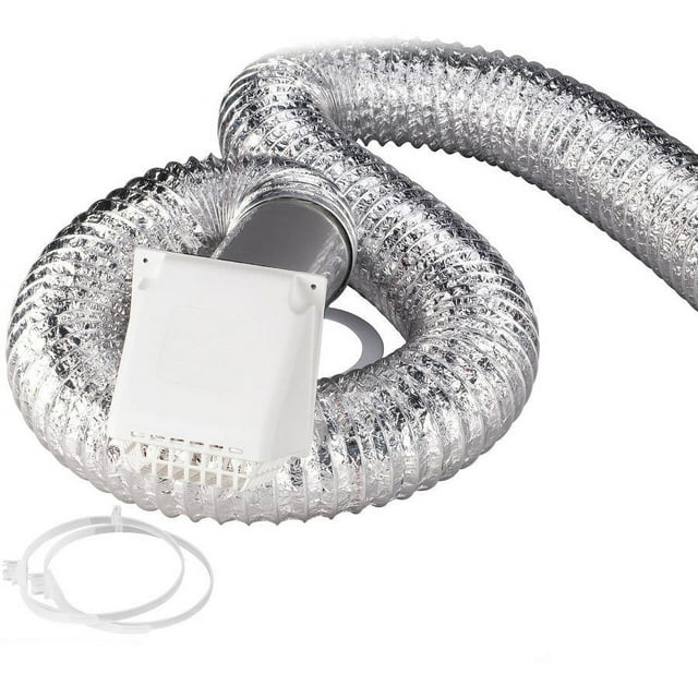 Deflecto 8 ft. Supurr-Flex Dryer Vent Kit RK8WF/2W - Walmart.com