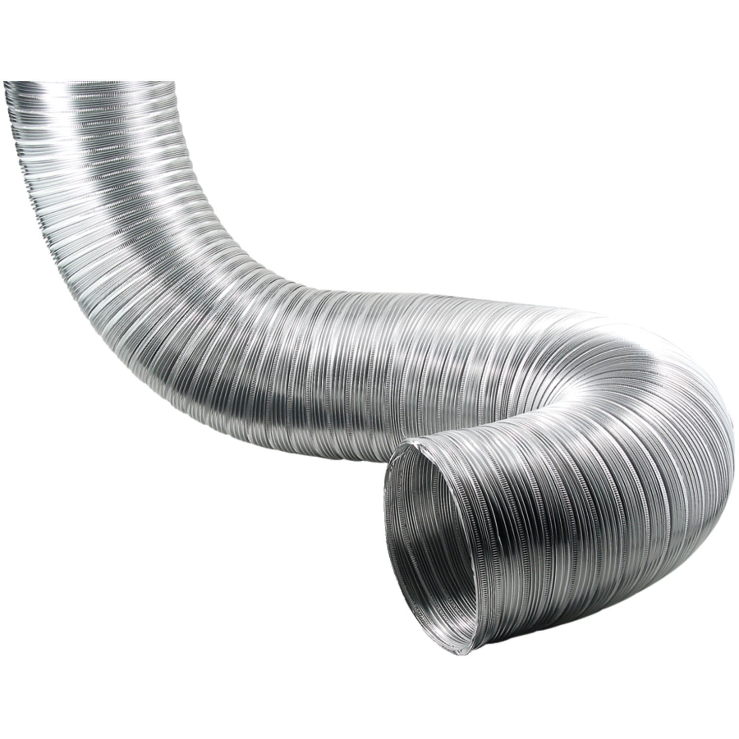 Deflecto A068/4 Semi-rigid Flexible Aluminum Duct (6" Dia X 8ft ...