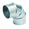Deflecto, Aluminum Dryer Vent Elbow, DE904, Fully Adjustable 4 Inches ...
