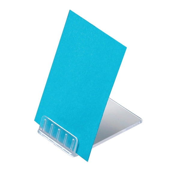 Deflecto® Angled Table-Top Sign Holder, 2 3/8"D x 1 9/16"W x1/2"H ...