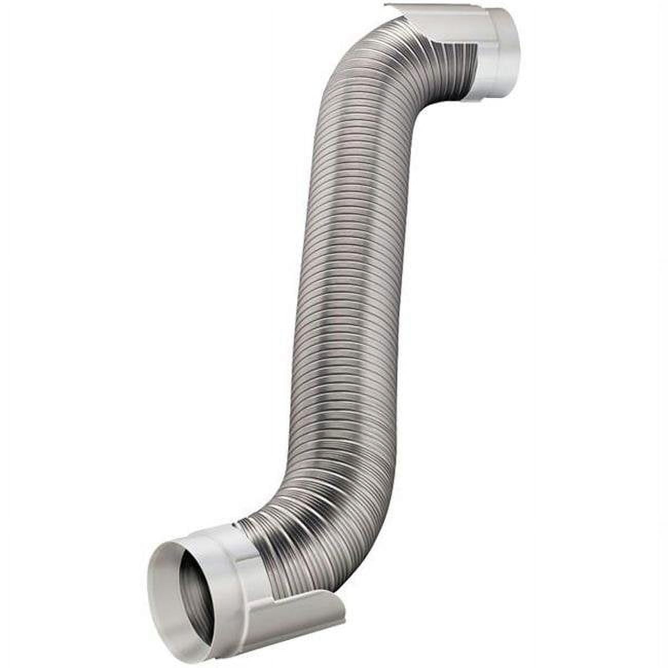 Deflecto Easy Connecting Dryer Vent Hook Up Kit, Flexible Semi-Rigid ...