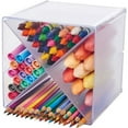Deflecto Stackable Cube Organizer 6" Height x 6" Width x 6" Depth ...