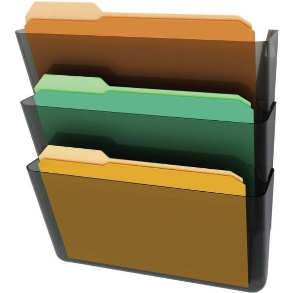 Deflecto Stackable DocuPocket Set 3 Pocket(s) - 14" Height x 13" Width ...
