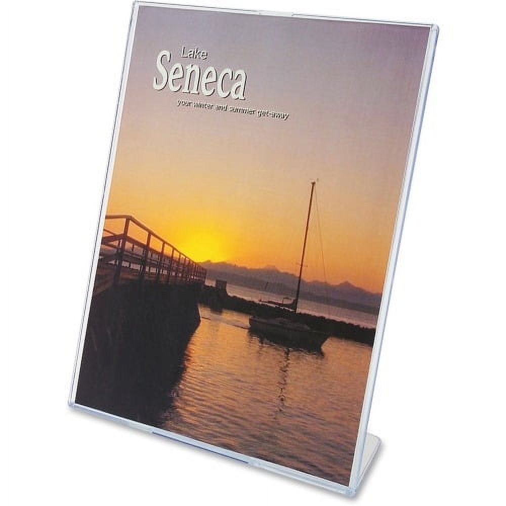 Deflecto Superior Image Slanted Sign Holders 1 Each - 11" Width x 8.5 ...