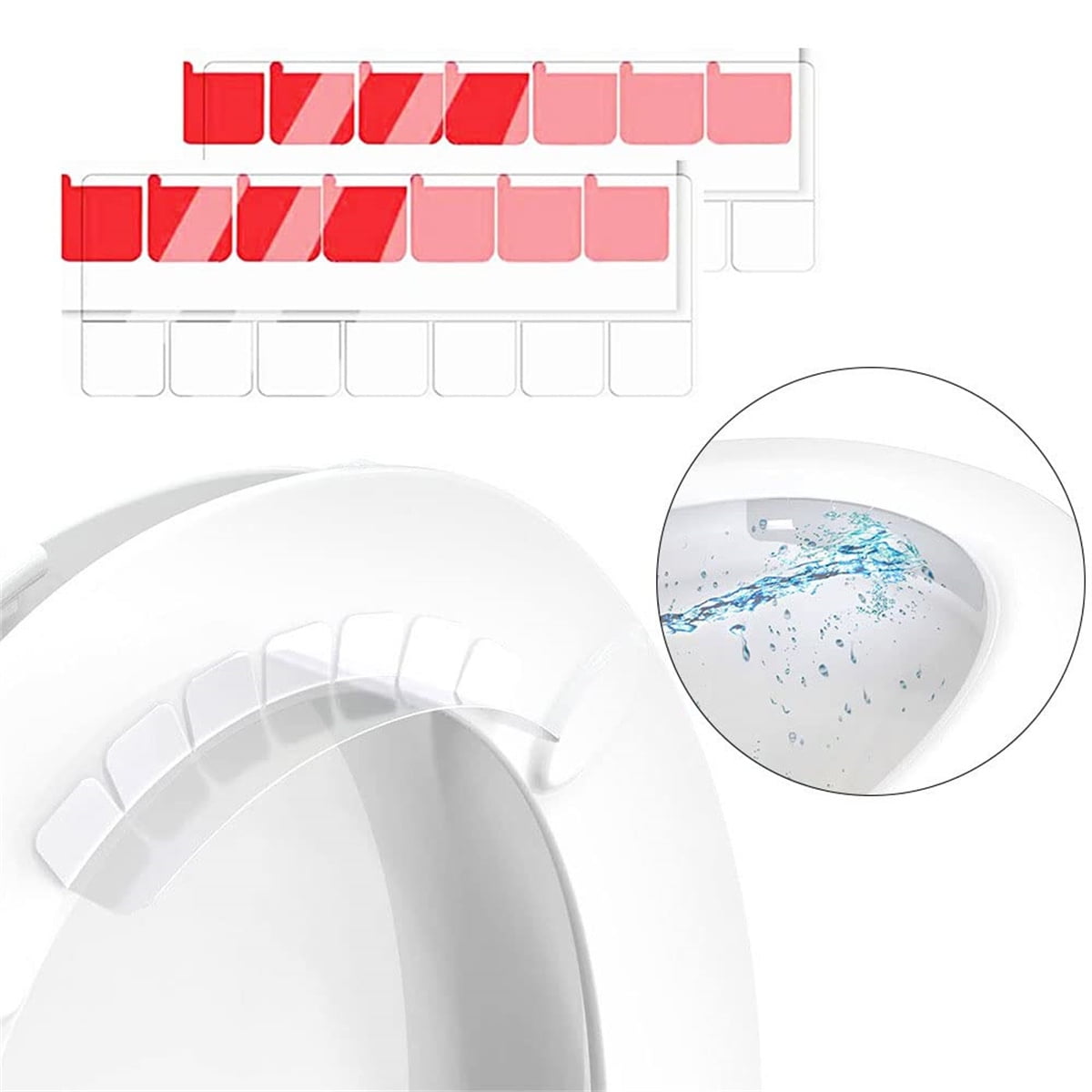 Deflector Pee Guards for Toilet Seats, Toilet Stool Splash Guards with ...