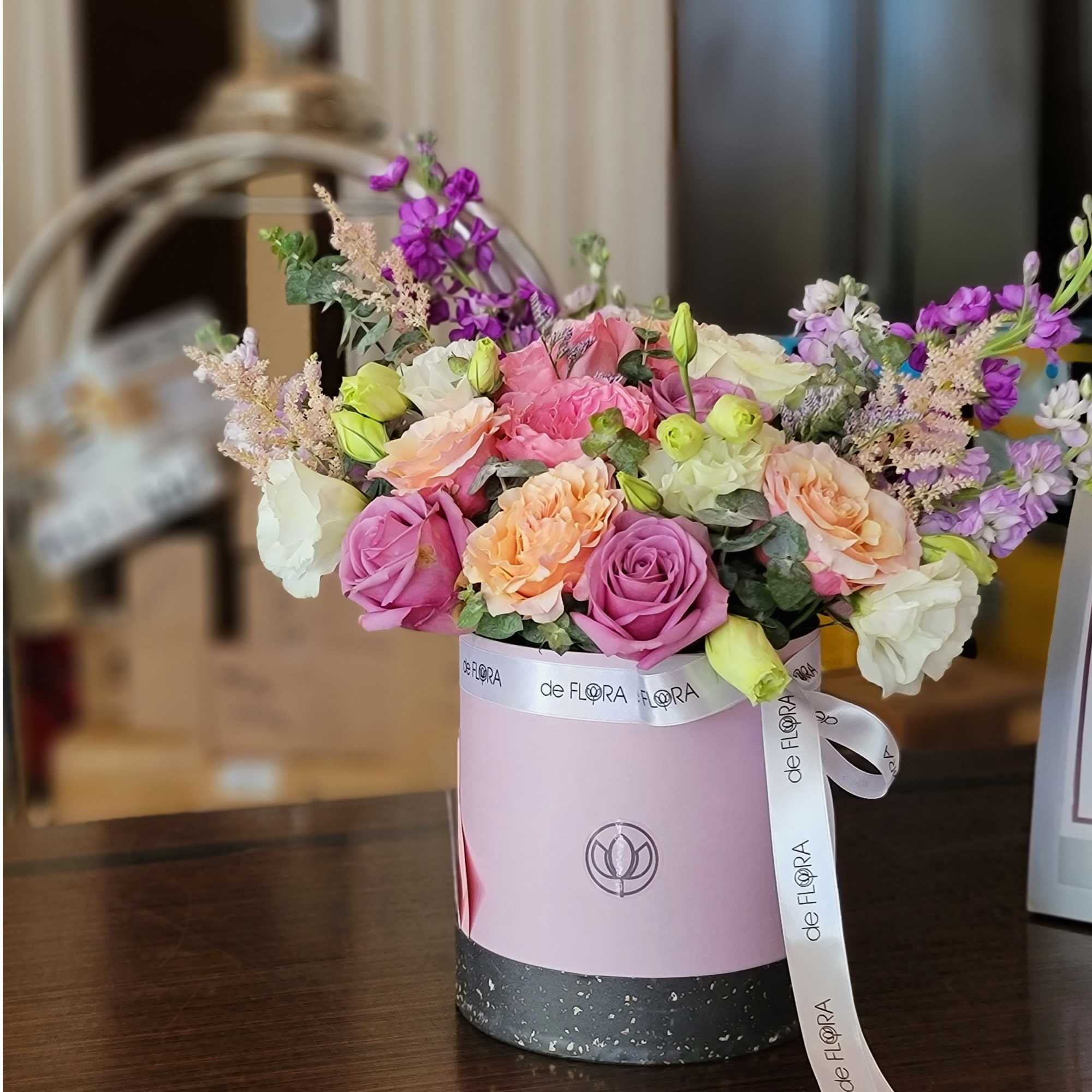 Deflora Shop Flowers and Gifts Charming Flower Box - Deluxe - Walmart.com