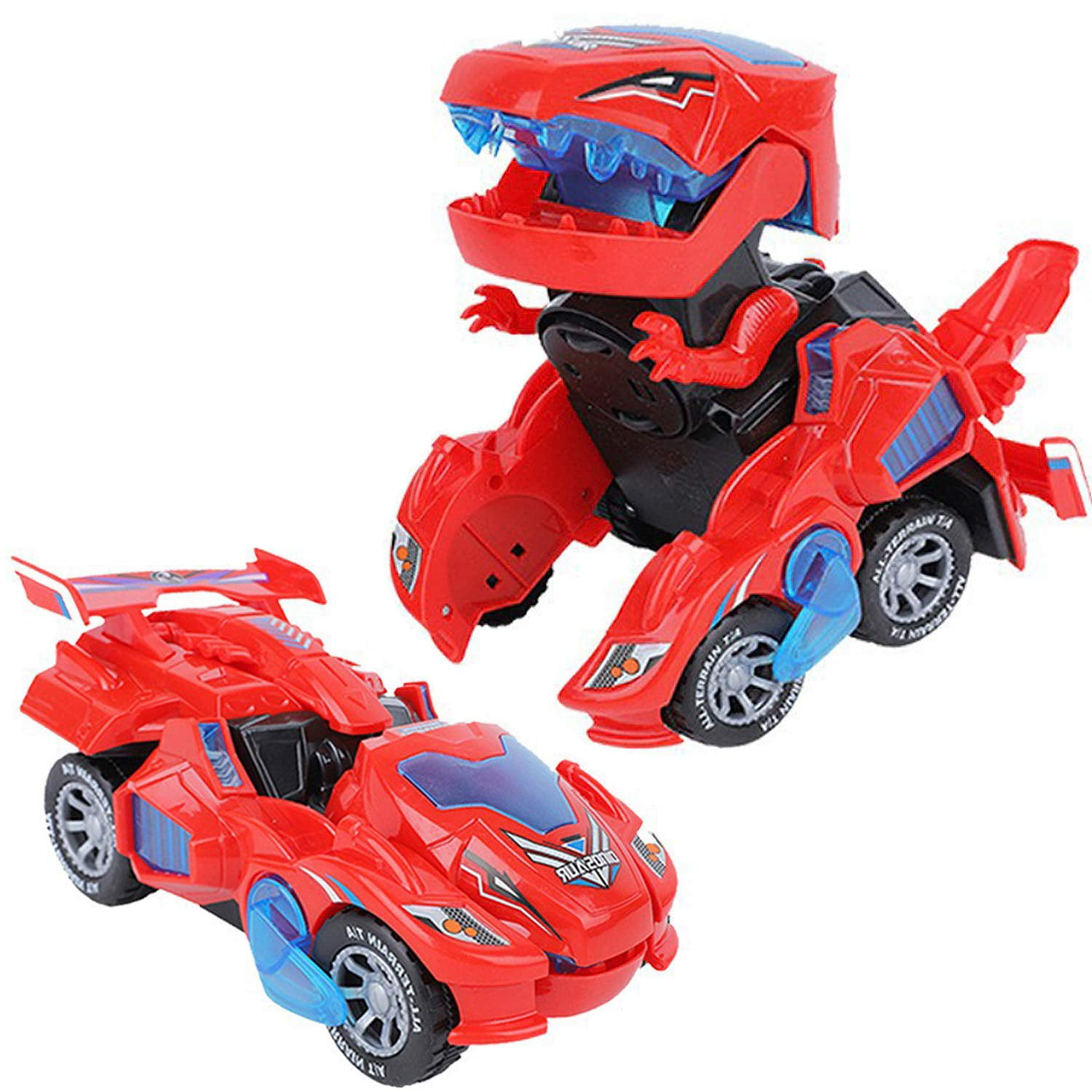 Deform Dinosaur Toys for Boys Girls, 2 in 1 Dinosaur Toy Cars for Kids ...