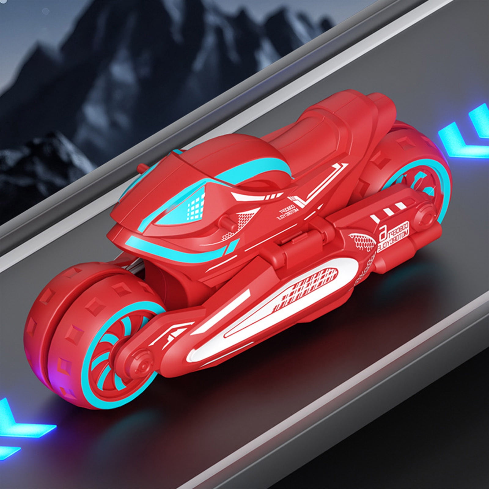 Deformable Motorcycle Toy Car for Kids, 3-in-1 Drifting Racer & Stunt ...