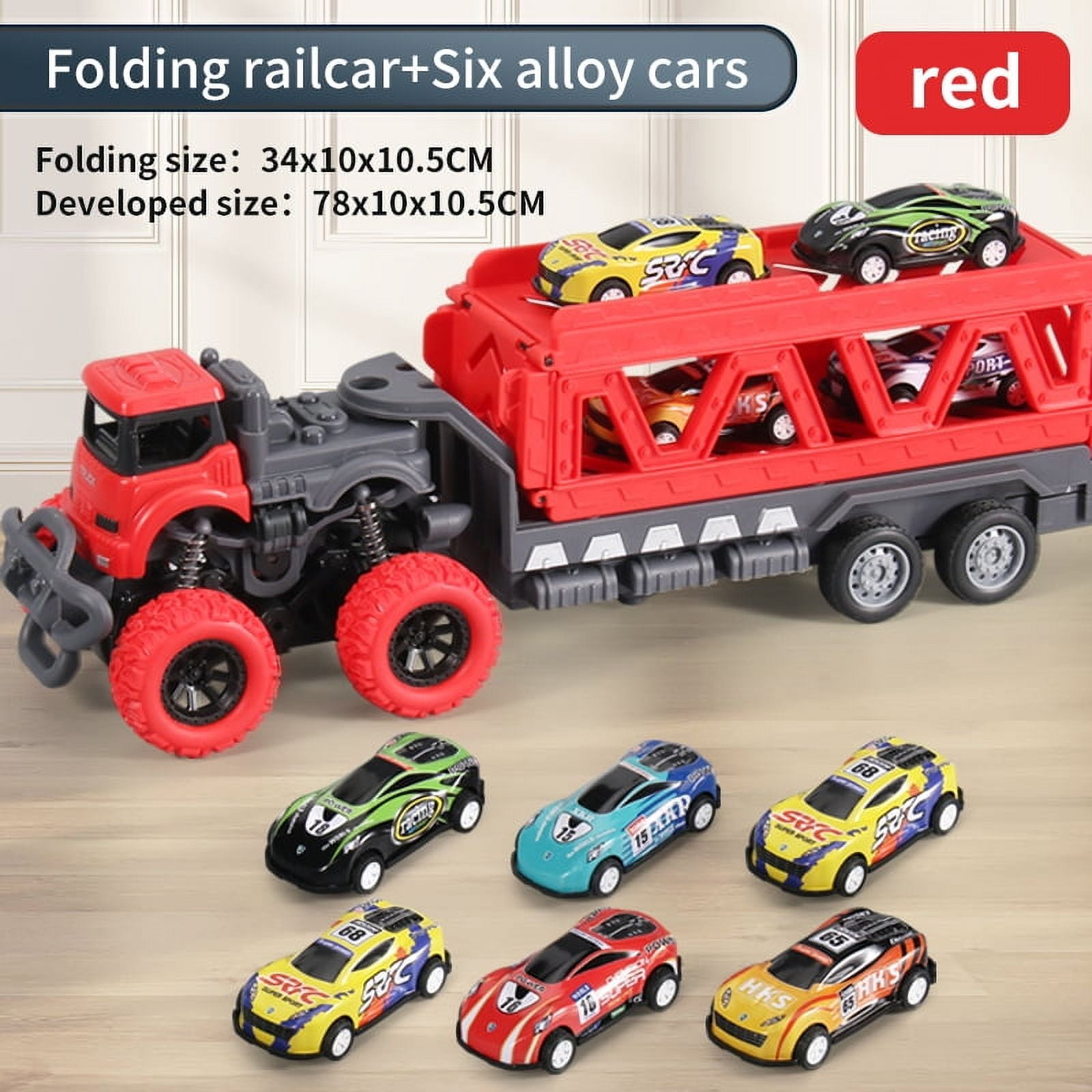 Deformable Railway Car Axle Large Folding Truck Toys For Kids Container ...