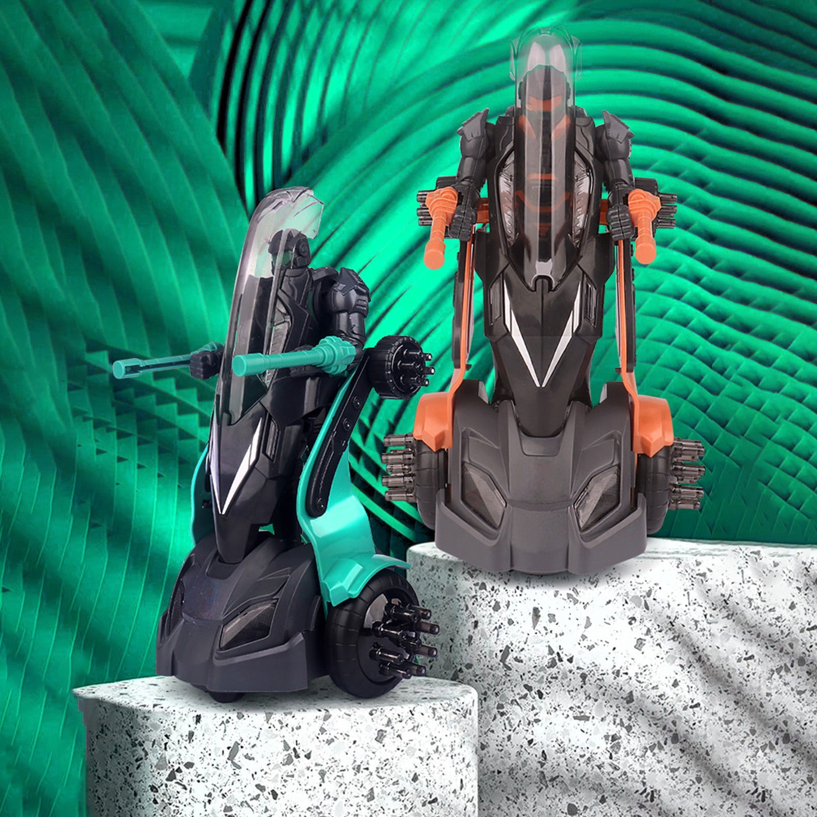 Deformation Robot Car Toy, Stunt Vehicle with Light Music, Dual Mode ...