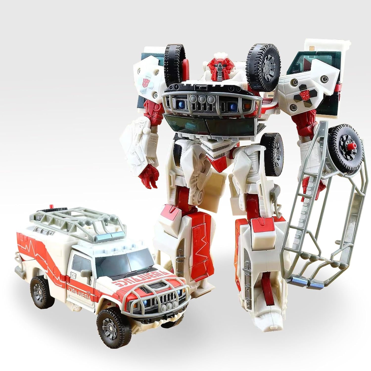 Deformation Toy Ambulance Car Model, Autobots Action Doll for Kids Ages ...