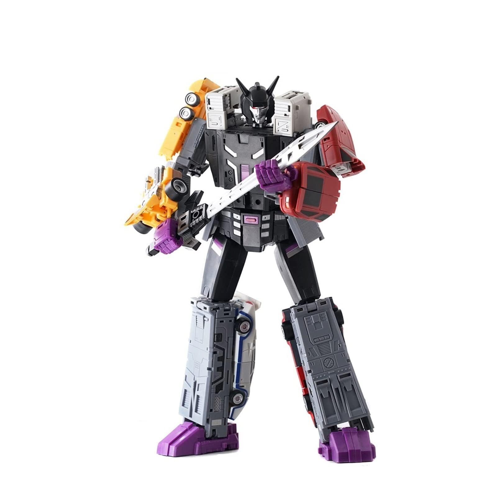Deformation Toy Combiner Set 5 in 1 Action Figure Collection Deformed Car Model Robot Toys ...