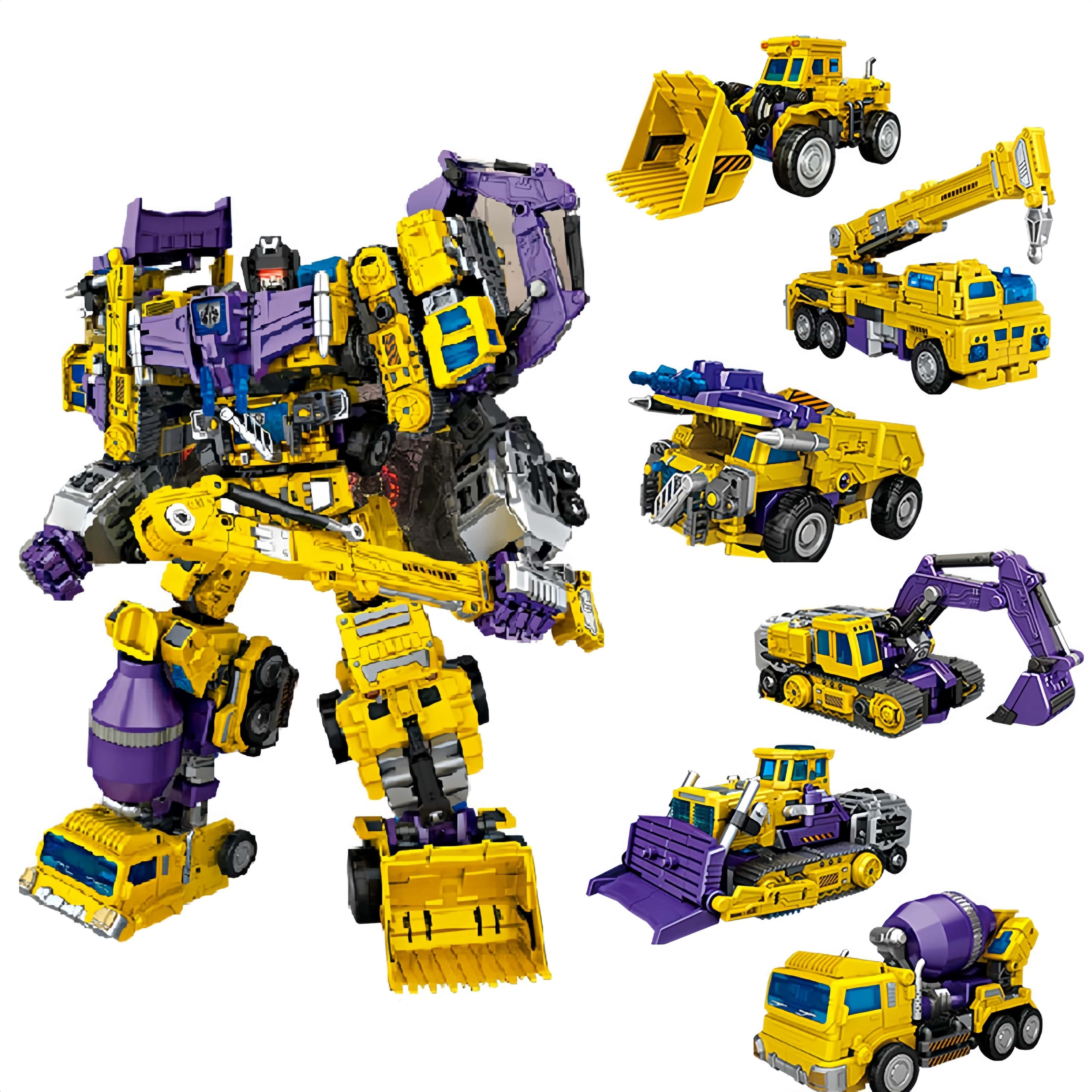 Deformation Toy Oversized Devastator Robot Engineering Vehicle Combiner ...